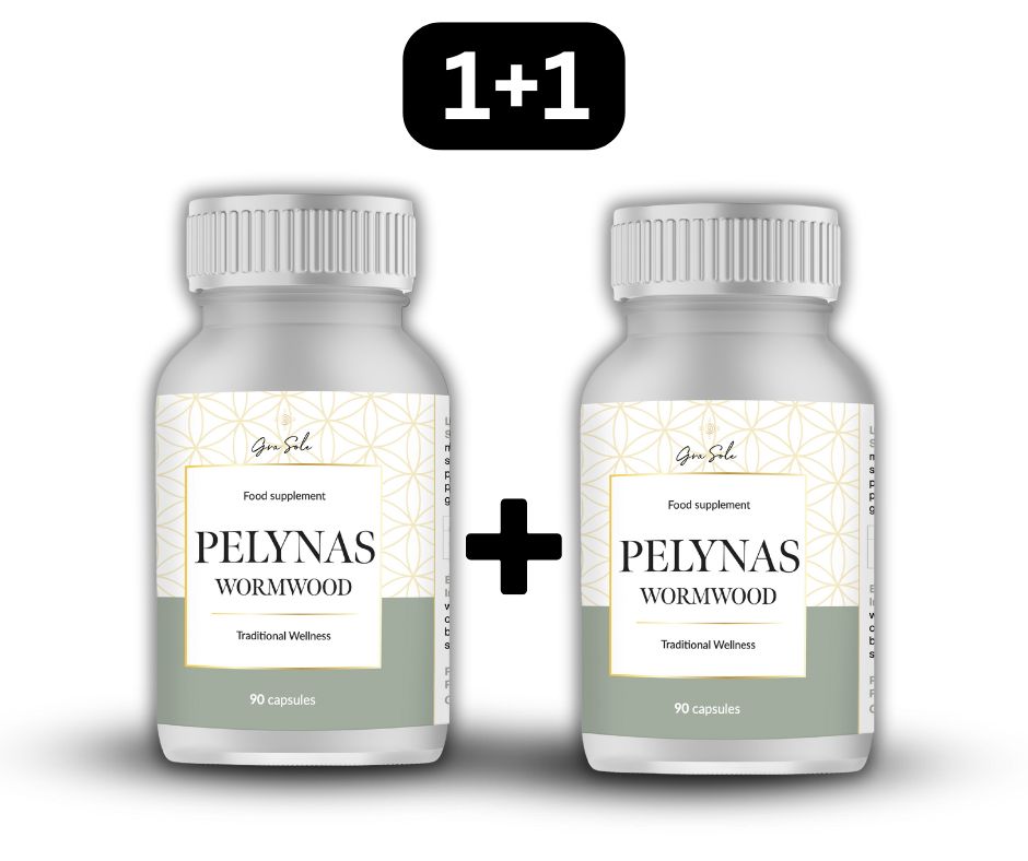 1+1 PELYNAS (90 kapsulių) | grasole.com