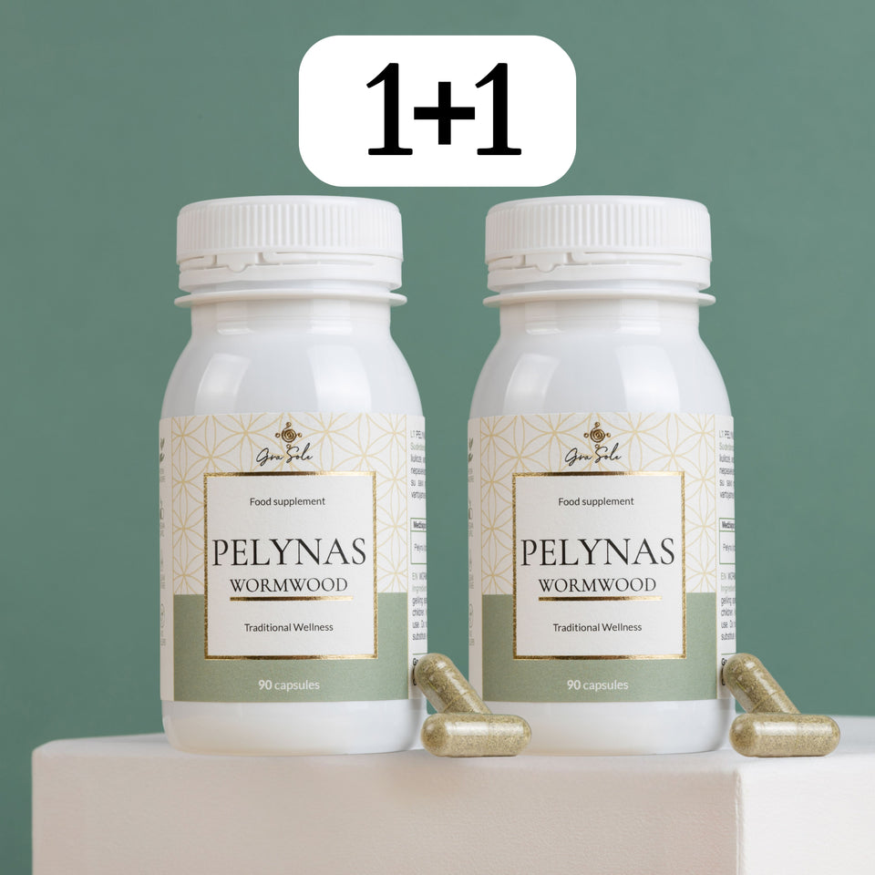 1+1 PELYNAS (90 kapsulių) | grasole.com